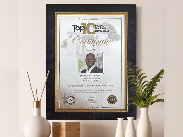 Moses Baiden Honoured as Top 10 Ghanaian Business Icon at 2022 Made-In ...